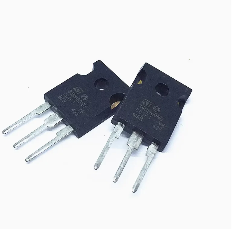 10PCS 34NM60ND W34NM60ND STW34NM60ND TO-247 MOS field effect 34A 600V ...