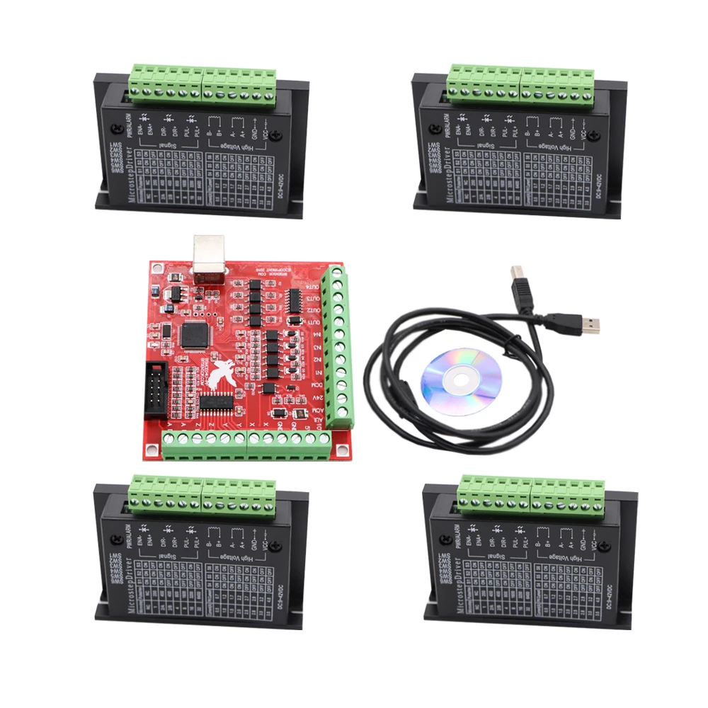 Controlador de Motor paso a paso TB6600, actualización Nema 23, Nema17, 4A, DC9 42V + 1 pieza ...