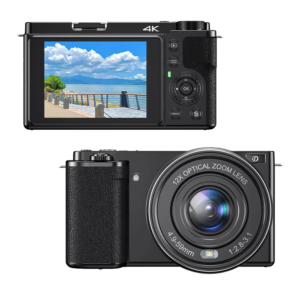 12X-Optical-Zoom-Camera-for-Photography-4K-YouTube-Vlogging-Video ...