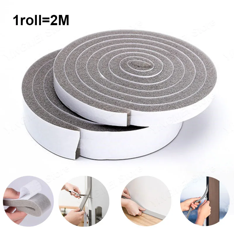 Self Adhesive Sealing Strip Window Door Gap Seal Self-Adhesive Sponge ...