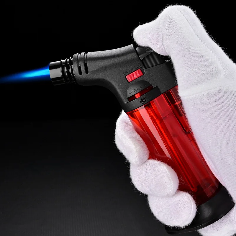 High Jet Flame Butane Gas Lighter Torch Refillable Adjustable Butane ...
