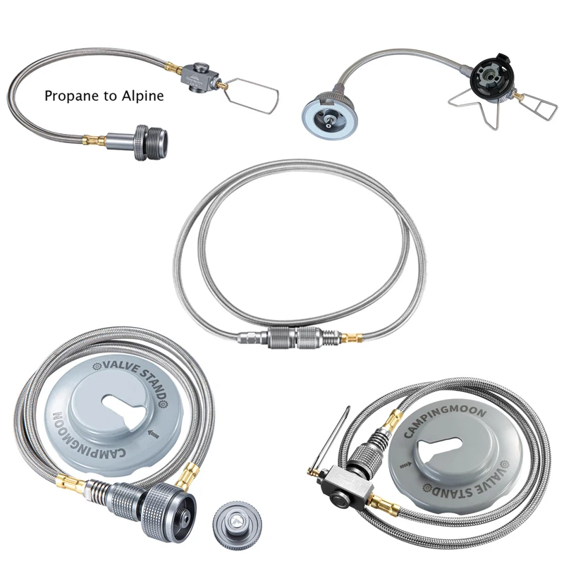 Outdoor Camping Gas Extension Tube Gas Canister Extent Hose Connector ...