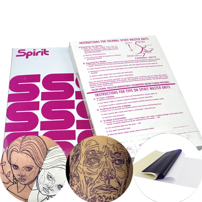 Spirit Master Tattoo Transfer Paper, Tattoo Stencil Copier, Carbon ...