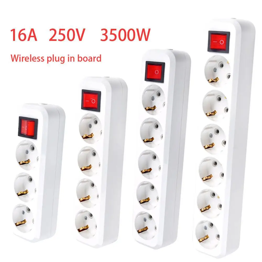 EU-Plug-Power-Strip-Wireless-Electric-AC-Sockets-With-ON-OFF-Switch ...