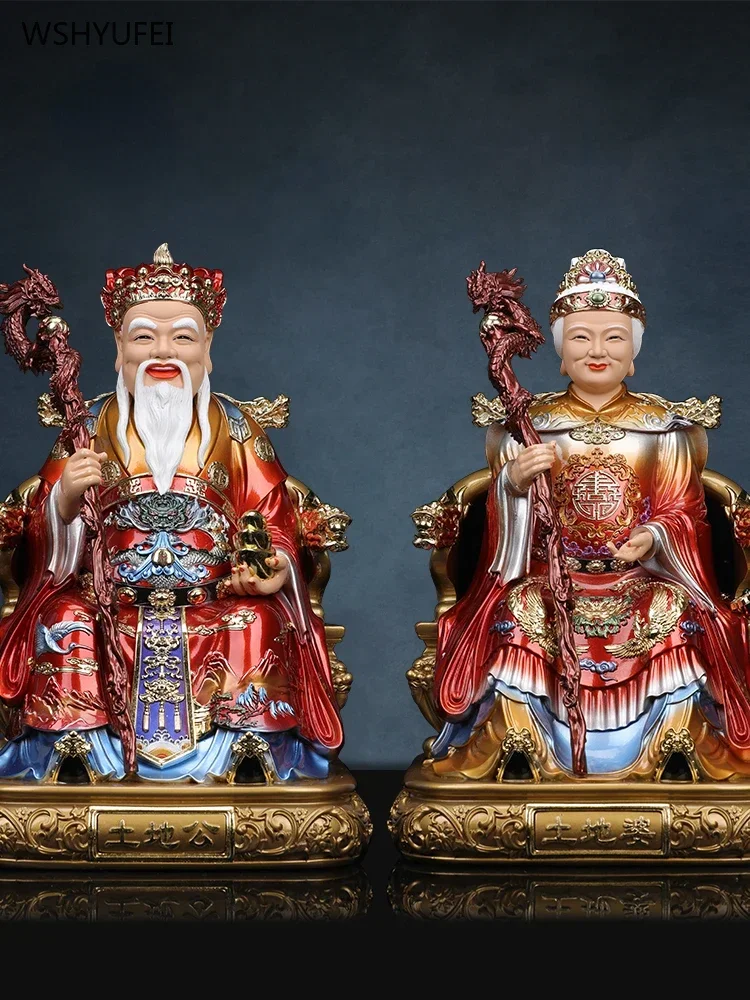 1pcs Statue of Earth God and Earth God Resin crafts Home worship of ...