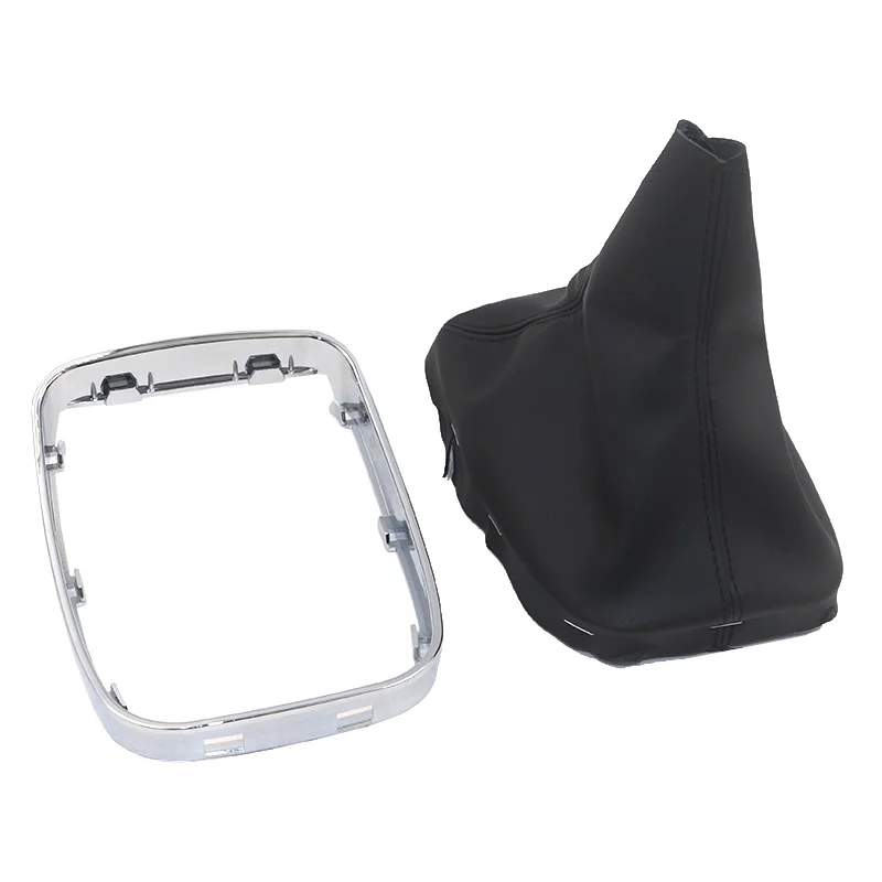 Manual Gear Shift Knob Leather Gaiter Boot Cover Lever Shifter Handle ...