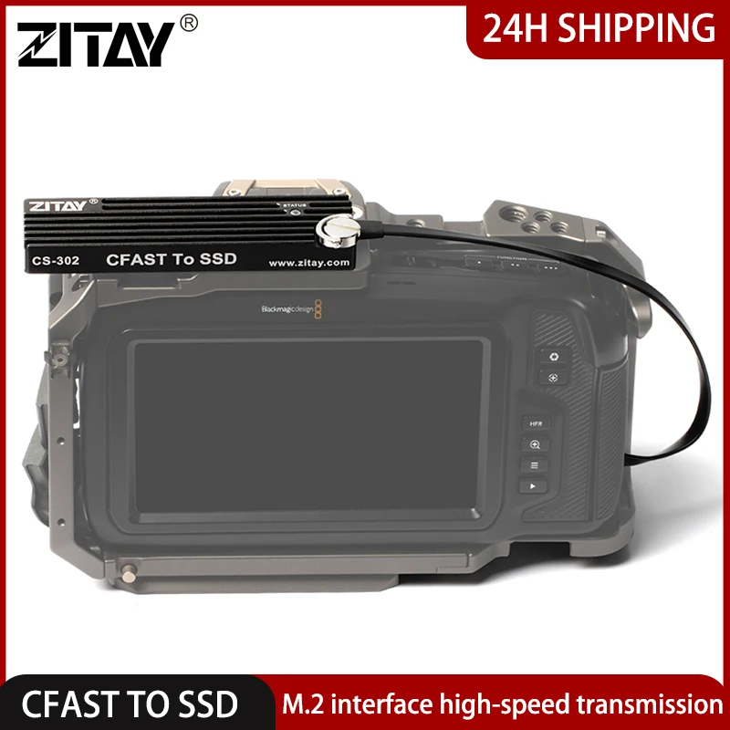 ZITAY CFAST to SSD Adapter Converter CFAST 2.0 Memory Card to M.2 SATA SSD 1TB Hard Disk Card ...