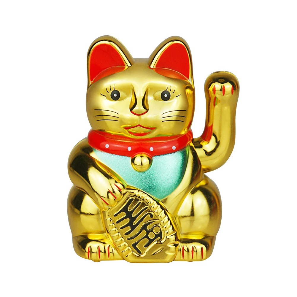 Solar-Powered-Lucky-Cat-Welcoming-Chinese-Lucky-Cat-Waving-Hand ...