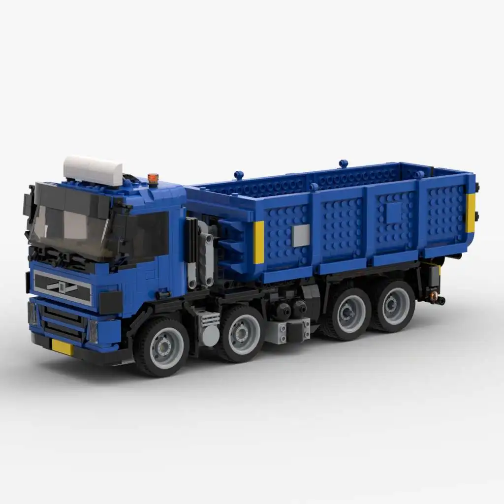 MOC-3421-FM-8x2-Container-Transport-Building-Block-Model-Spliced ...