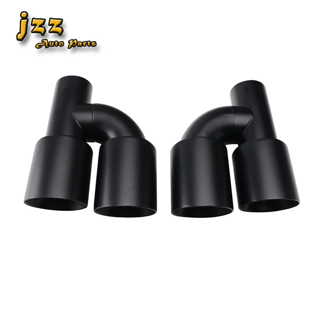 1PCS-Stainless-Steel-Car-Rear-Exhaust-Pipe-63mm-Dual-Muffler-Tip-Matte ...