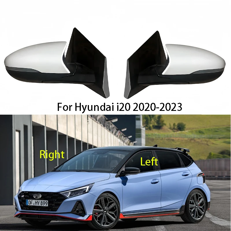For Hyundai i20 2021-2023 Electric Adjustable Heating Folding Mirror ...