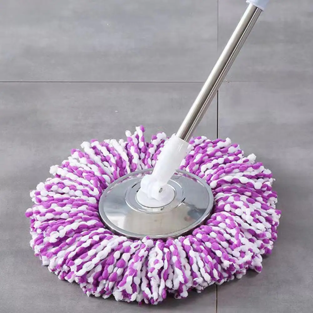 1PC Mop Head Rotating Microfiber Replacement Cloth Spin for Wash Floor ...
