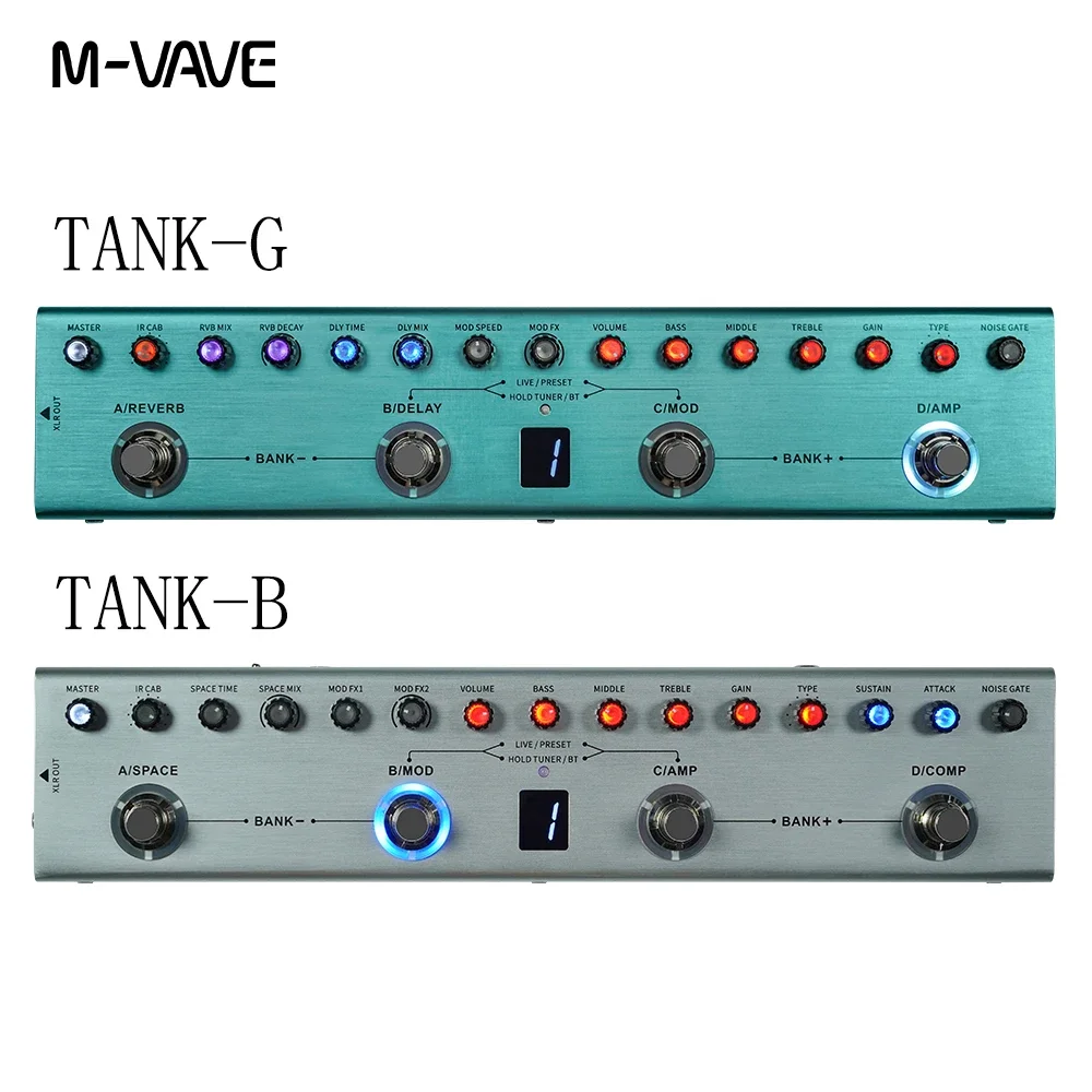 M-VAVE-Tank-G-Guitar-Multi-Effects-Pedal-Rechargeable-36-Presets-9 ...