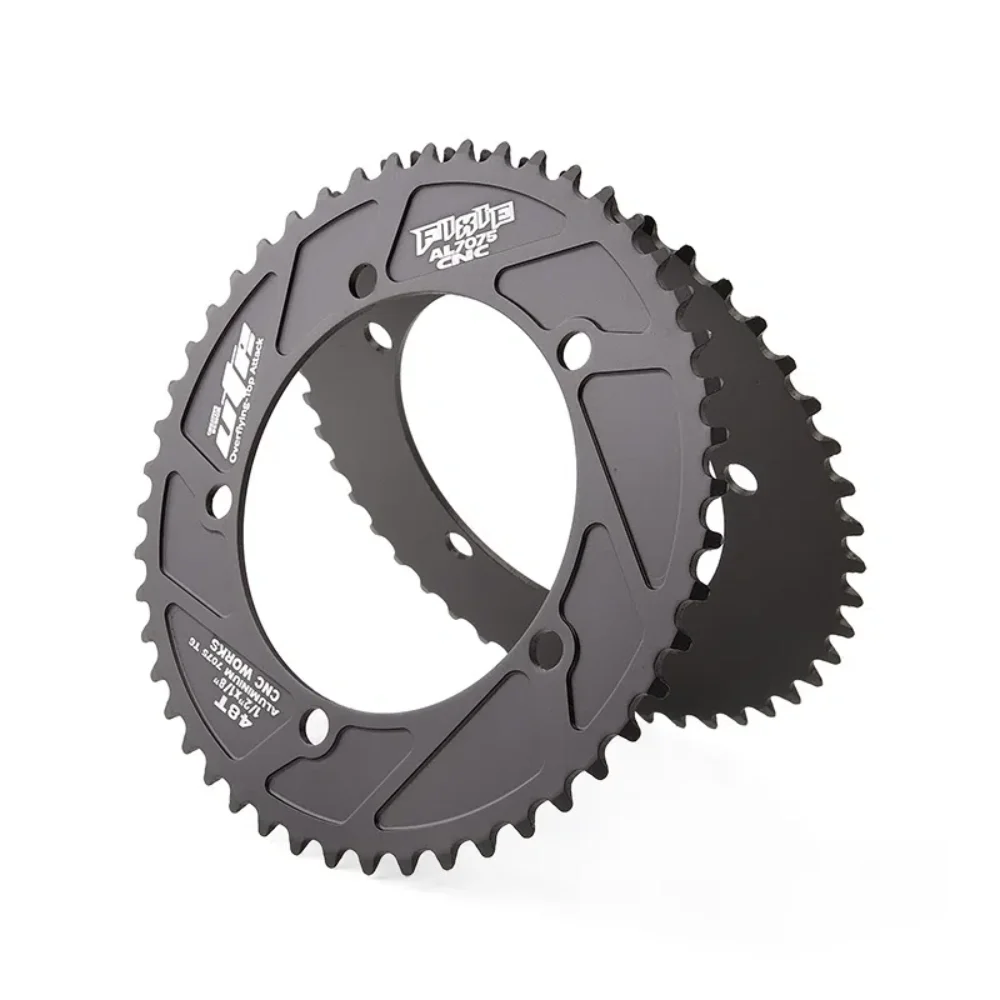 Road Bike Aluminum Alloy Chainring 130 BCD 48-Tooth Track Bike ...
