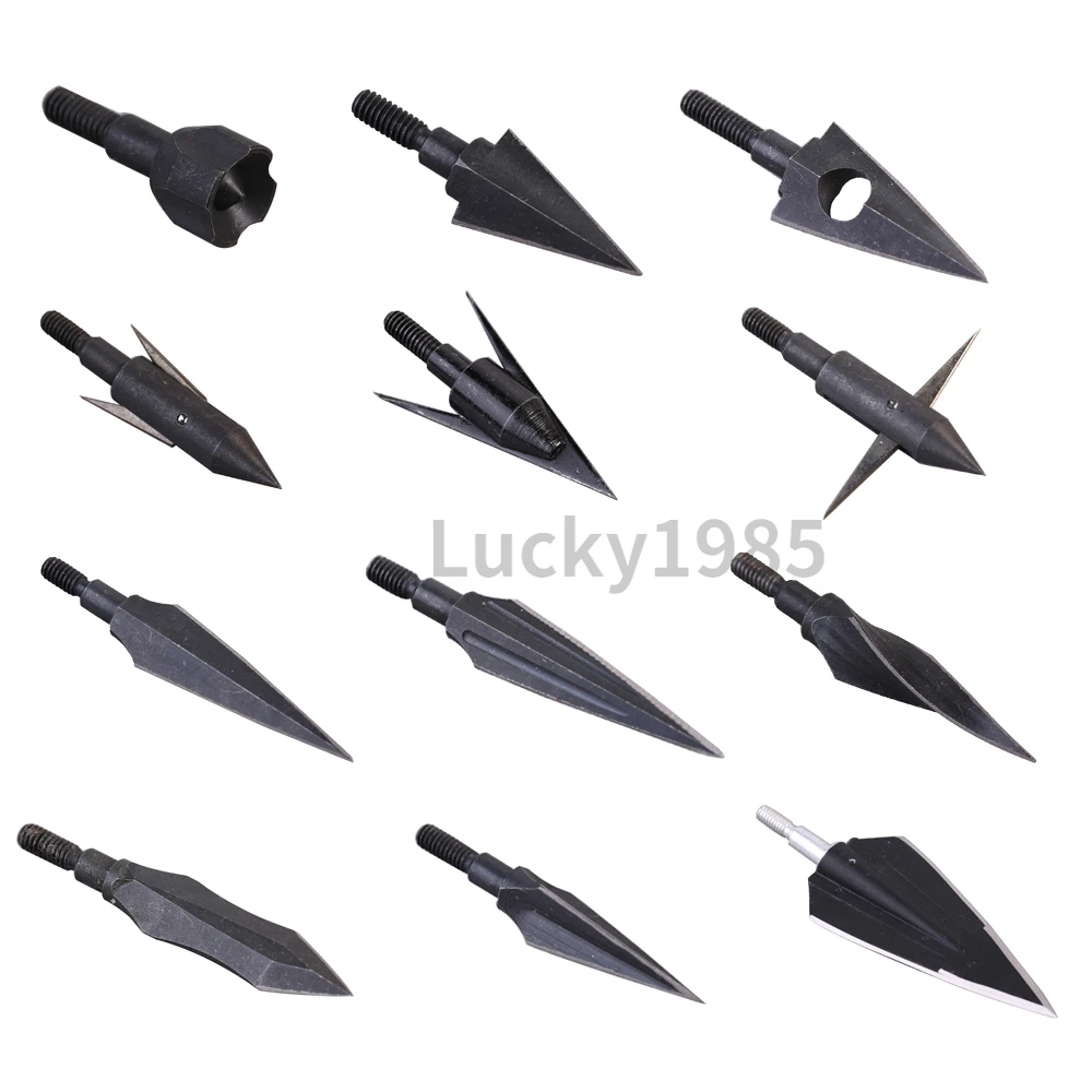 6pcs Arrow Broadheads 90gn-160gn Arrows Tips for Archery Hunting ...