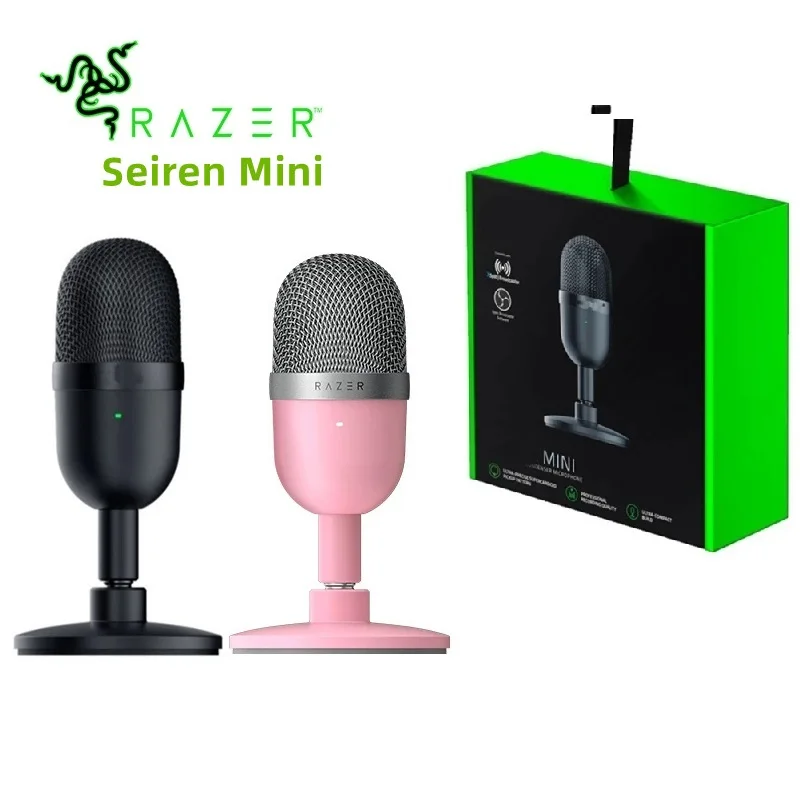 2023 Razer Seiren Mini USB Condenser Microphone Ultra compact Streaming ...