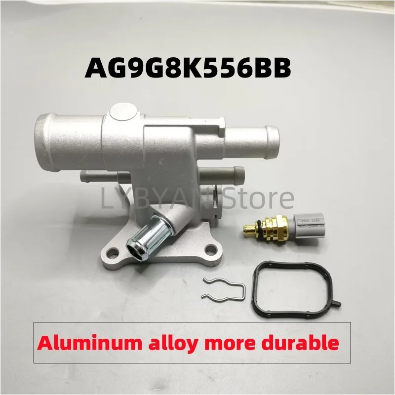 Carcasa del termostato del refrigerante AG9G8K556BB para Ford Mondeo 11 ...