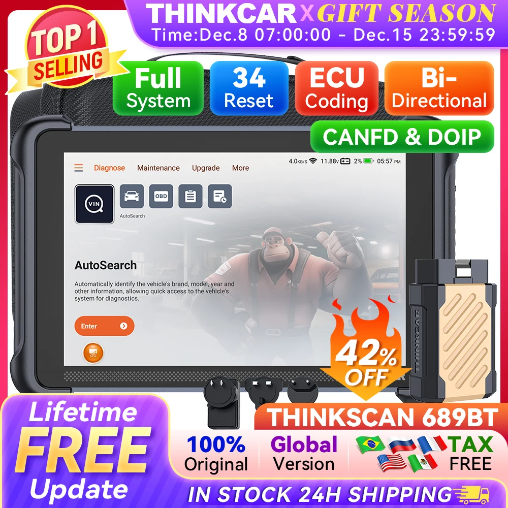 THINKCAR-THINKSCAN-689BT-Melhor-Ferramenta-Profissional-de-Diagn-stico-Autom-vel-CANFD-DOIP ...