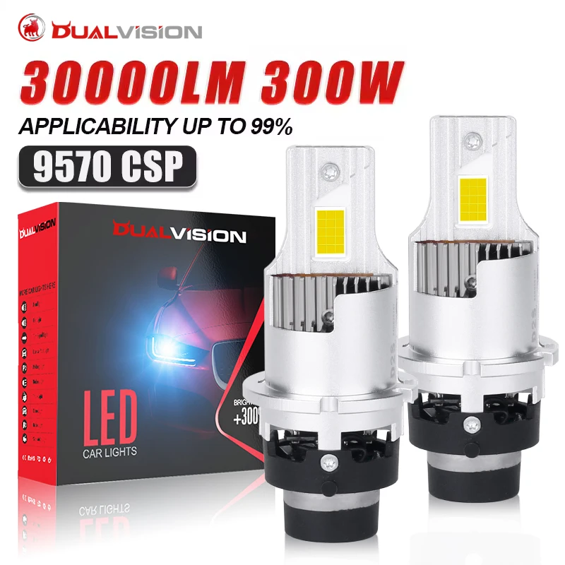 Bullvision D2S D4S 1:1 LED Headlights HID D1S D3S D5S D8S D1R D3R Kit ...