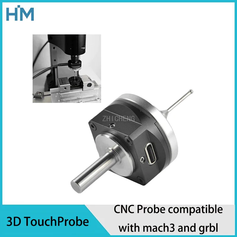 Cnc 최신 V6 안티 롤 3d 터치 프로브 에지 파인더 센터 데스크탑 Cnc 프로브 찾기 Mach3 및 Grbl 조각과
