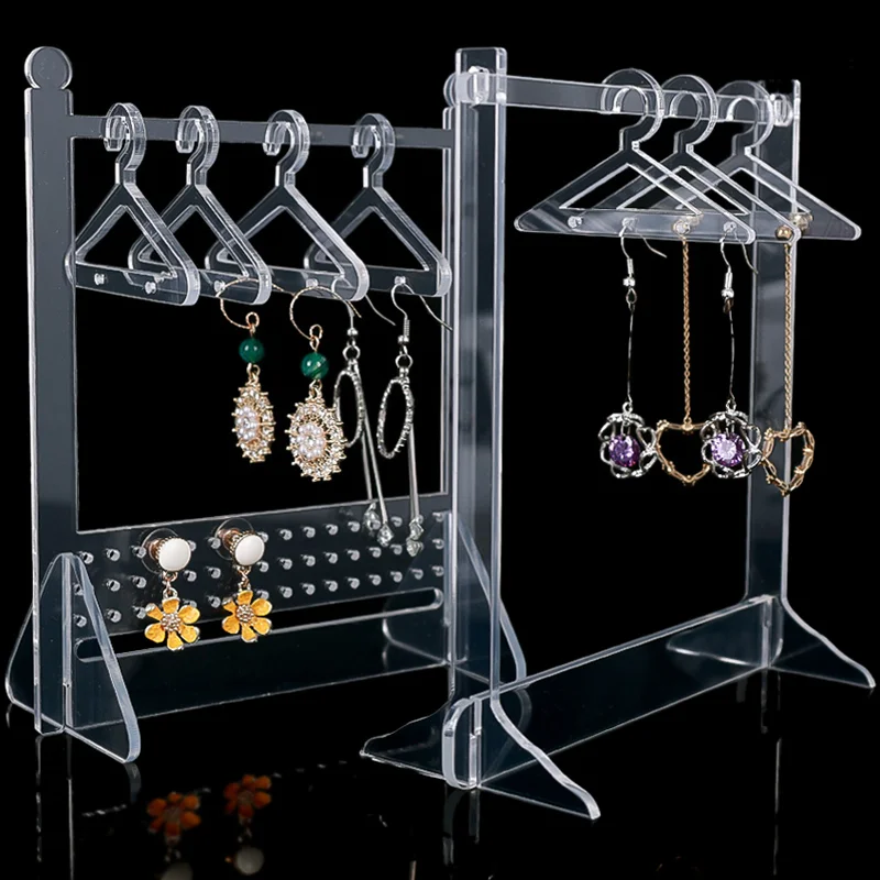 Acrylic-Coat-hanger-Shape-Earring-Display-Stand-for-Women-Jewelry ...