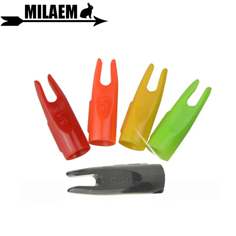 24pcs-Archery-Arrow-Nock-5-16-OD-8mm-Fit-For-Diameter-7mm-Wood-Arrow ...