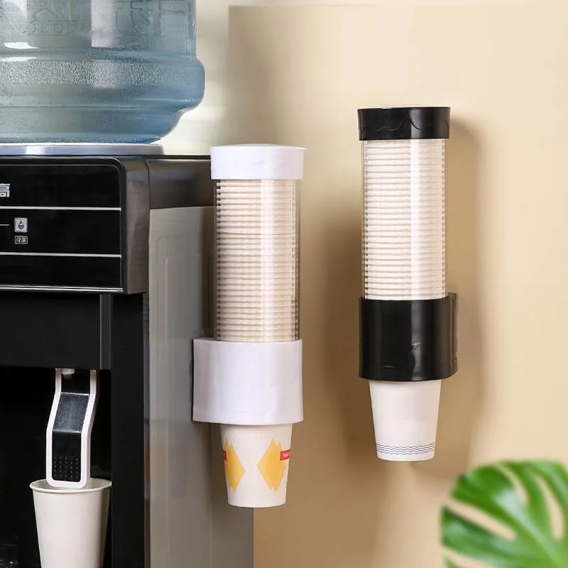 Disposable-Paper-Cups-Dispenser-Wall-Mounted-Plastic-Water-Dispenser ...
