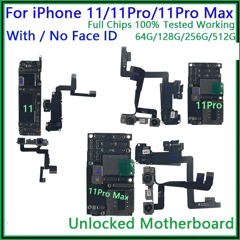 Fully-Tested-Unlocked-Placa-For-iphone-11-11-pro-11pro-max-Motherboard ...