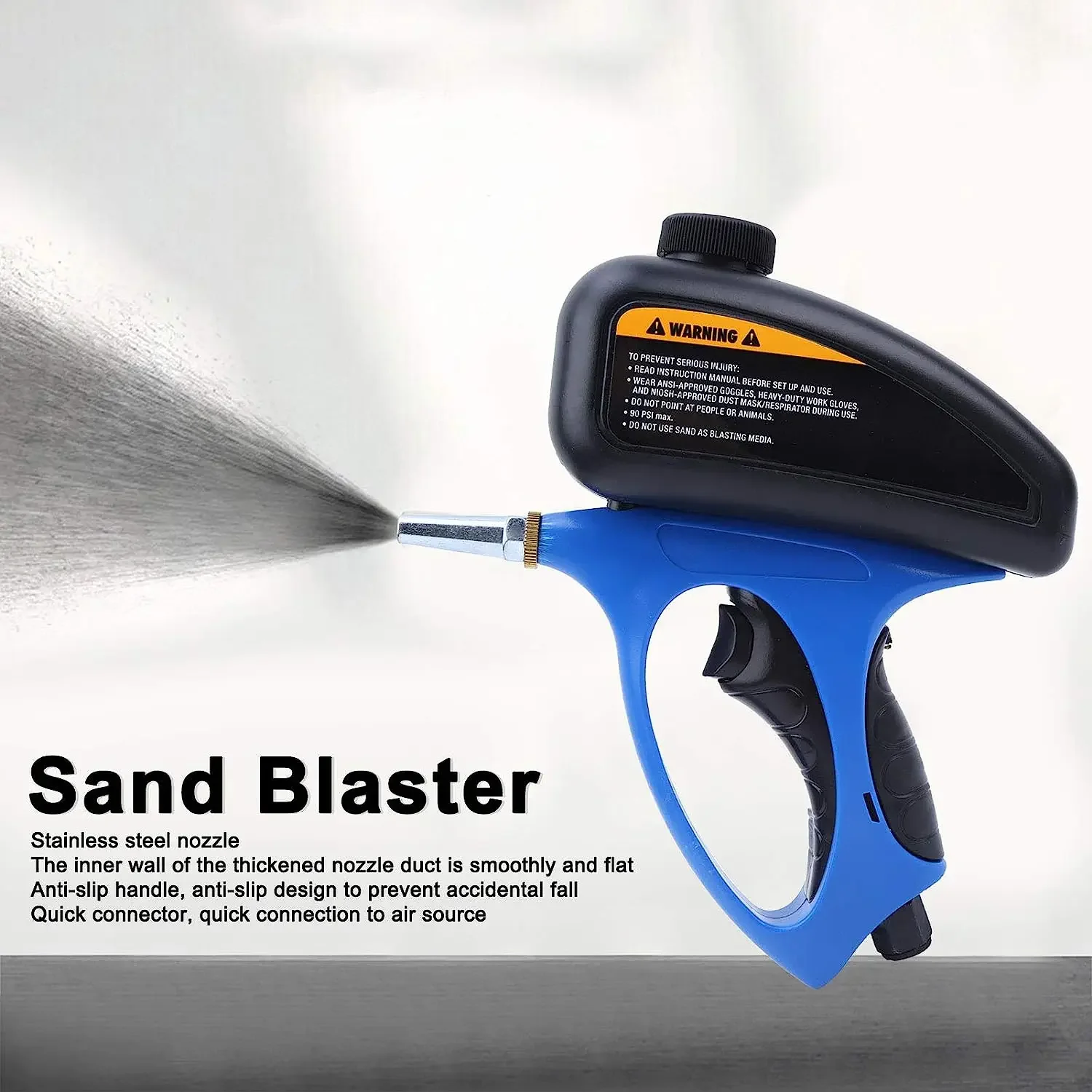 Handheld-Gravity-Blaster-150Psi-Portable-Sand-Paint-Sprayer-Pneumatic ...