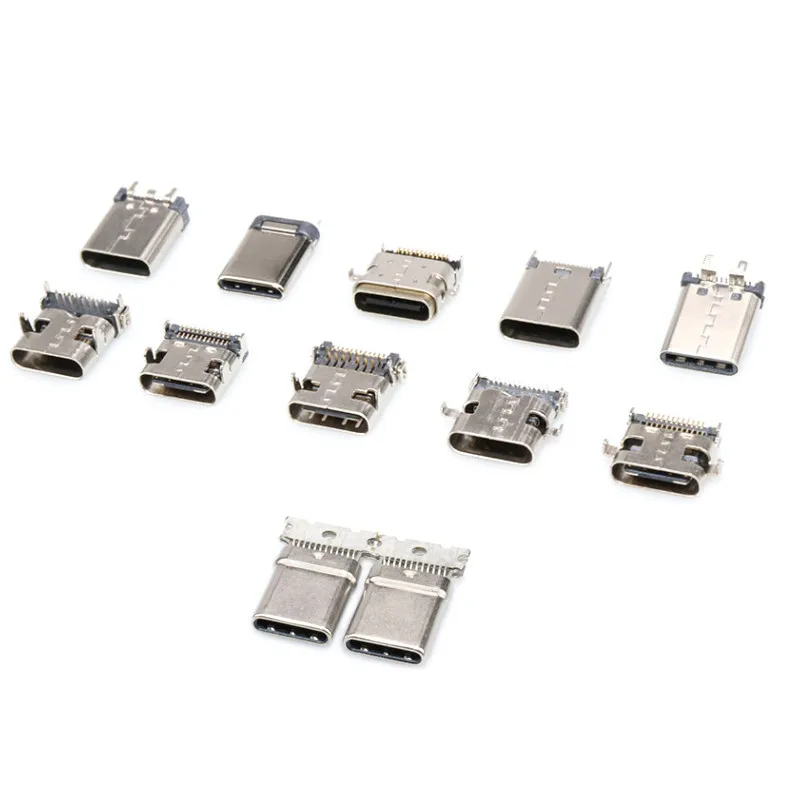 5pcs-USB3-1-Type-C-SMT-Connector-24P-USB-Horizontal-Mid-Mount-Male ...