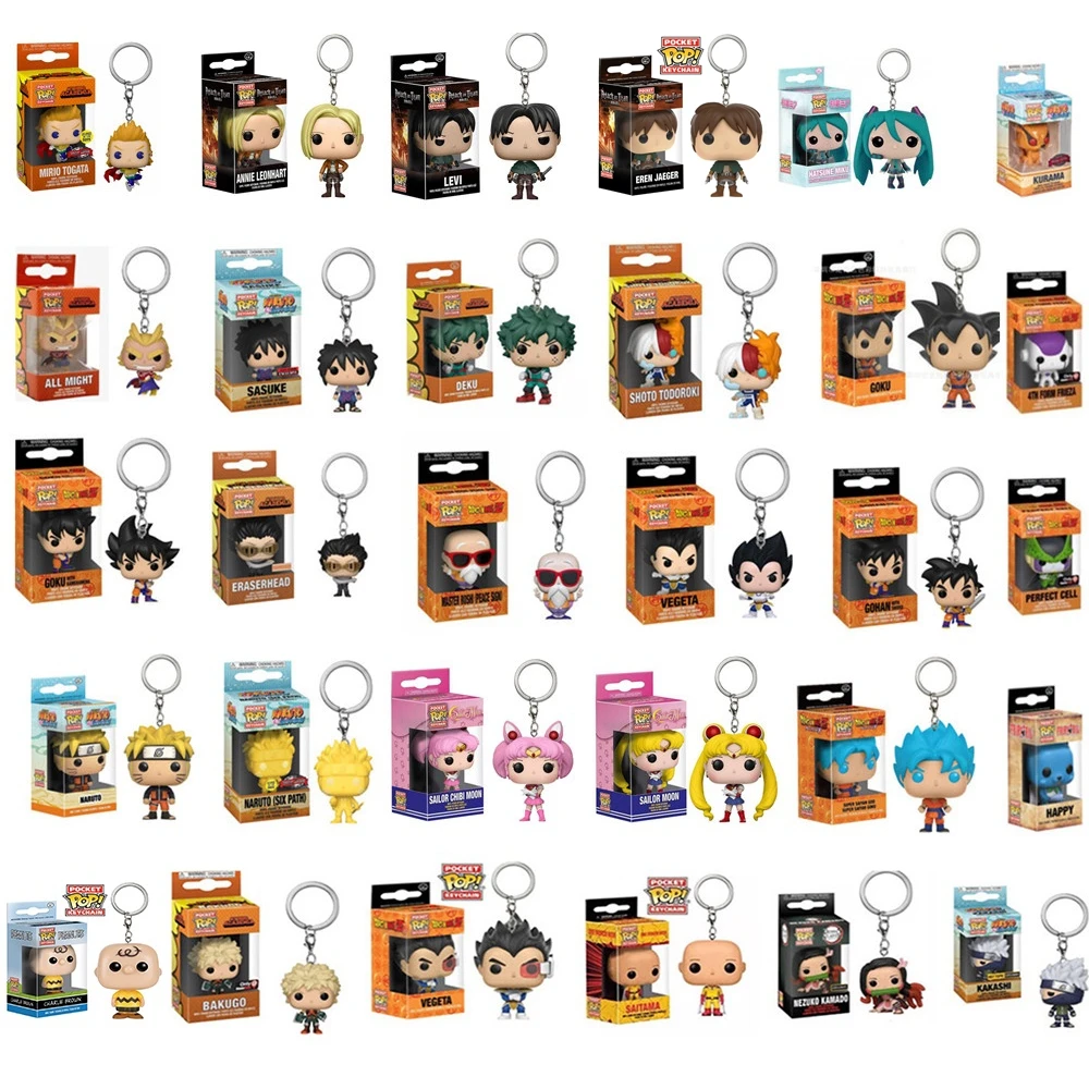 FUNKO Pop Keychain Toy Katy Black Panther Iron Man Spider Deadpool ...