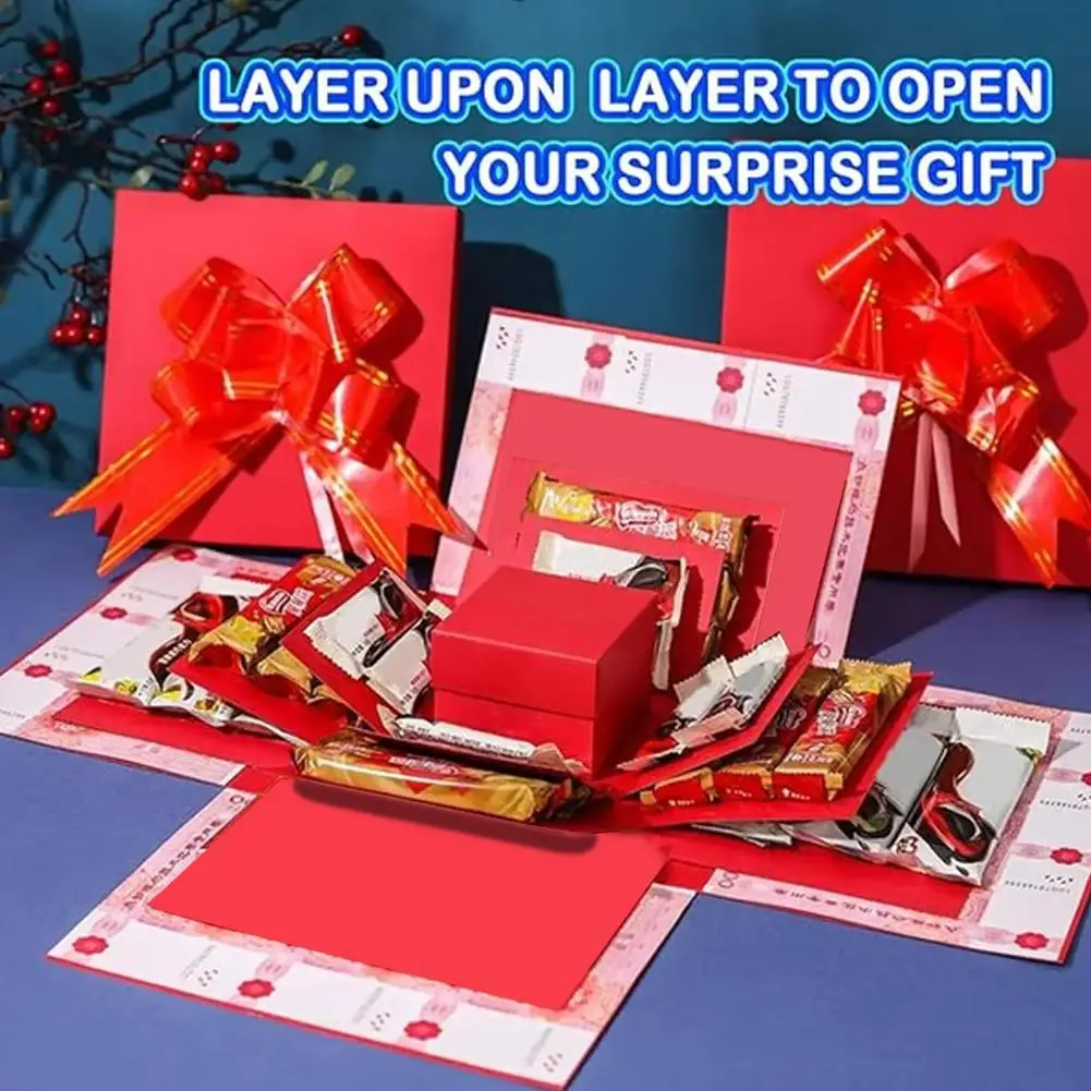 Butterfly Explosion Box Gift DIY Snacks Gift Box Mystery Surprise ...