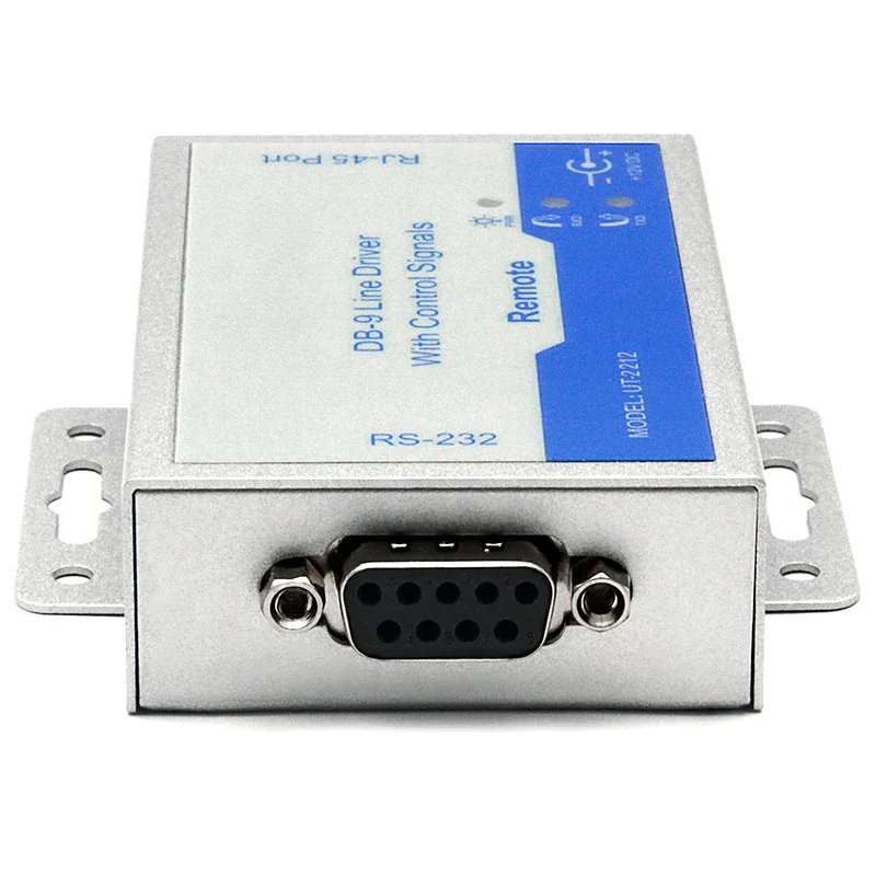 Active RS232 Serial Port Long Line Driver with Seven Wires and One Pair ...