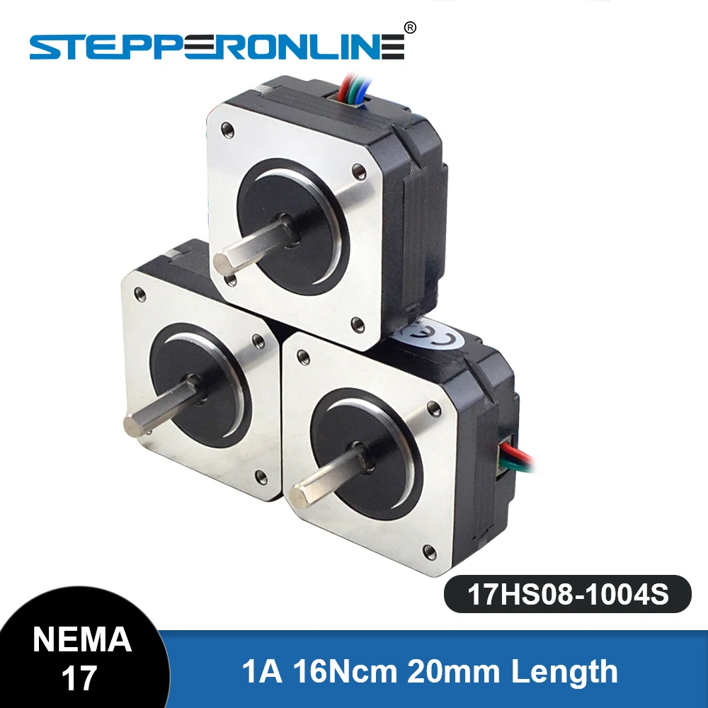STEPPERONLINE-17HS08-1004S-Nema-17-Stepper-Motor-20-5mm-16Ncm-1A-42 ...