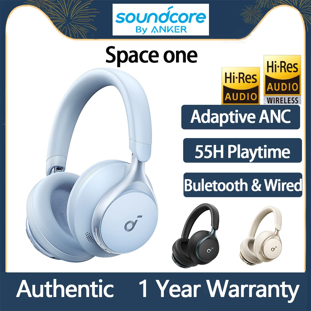 Anker-Soundcore-Space-One-Auscultadores-Bluetooth-Sem-Fios-Original ...