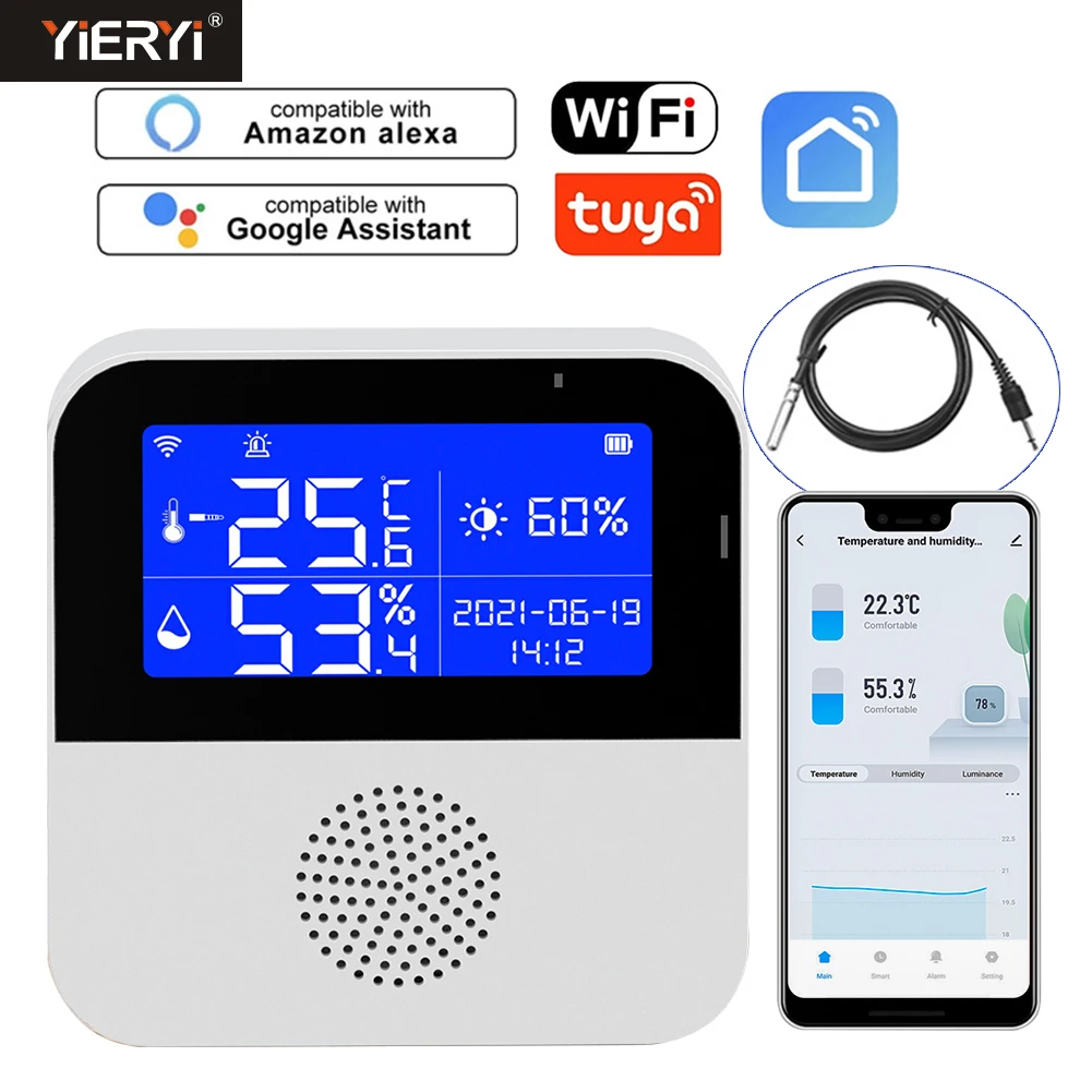 Tuya-Smart-WiFi-Temperature-Humidity-Sensor-APP-Alarm-Indoor-Outdoor ...