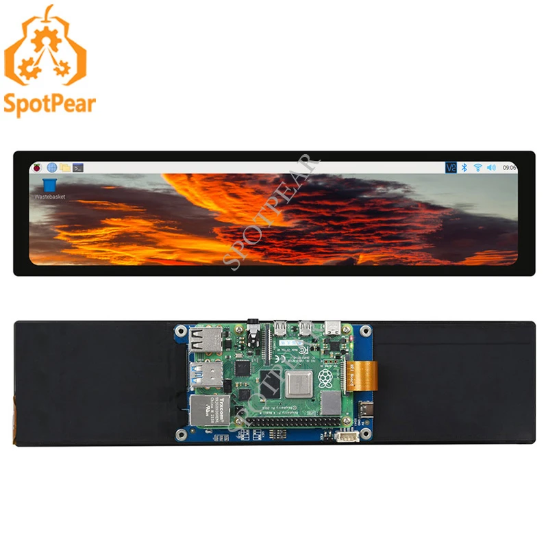 Raspberry Pi DSI LCD 11.9 inch MIPI Capacitive Touch Display 320×1480 ...