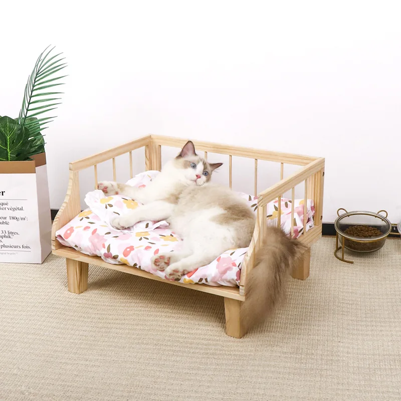 Wood Teddy Dog Bed | Wood Cat Bed Nest | Luxury Bed Dogs | Dog Hammock ...
