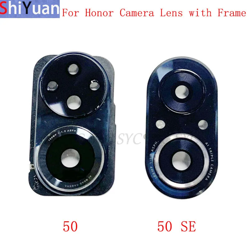 Original-Back-Rear-Camera-Lens-Glass-Frame-For-Huawei-Honor-50-SE-50pro ...