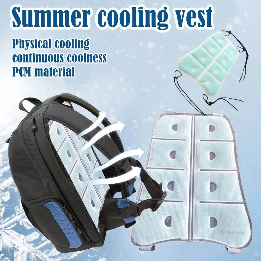 PCM-Cooling-Backpack-Ice-Pad-With-Rope-Summer-Cooling-Vest-Vest ...
