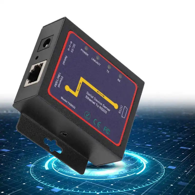 RJ45-para-RS232-Conversor-Gigabit-Ethernet-Servidor-Serial-nico-Conecte-RS232-para-Conversor-IP ...