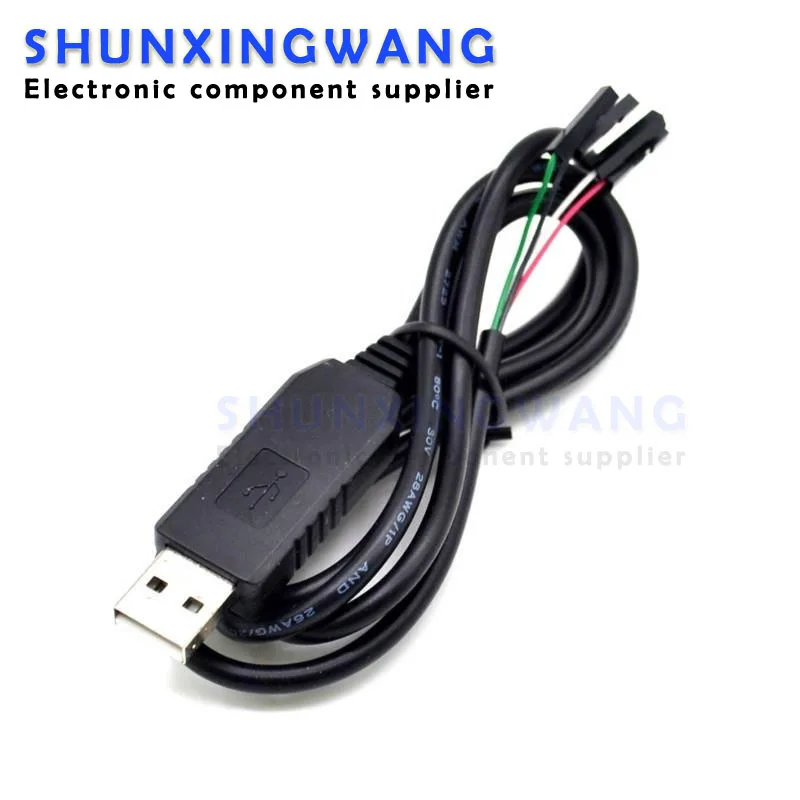 1PCS PL2303 PL2303HX USB para UART TTL Cabo Módulo 4 p 4 pinos RS232 Conversor| | - AliExpress