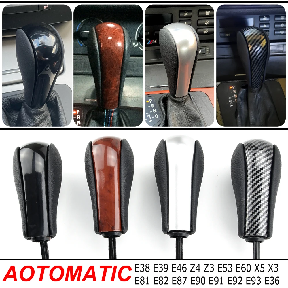New-4-Colors-Car-Automatic-Gear-Shift-Knob-Lever-Stick-Replacement-For ...