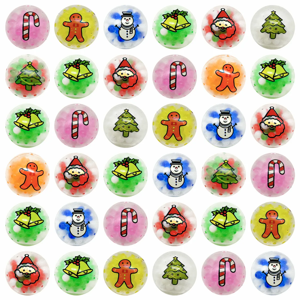 Christmas-tree-Gingerbread-man-Colorful-Water-Beads-Squeeze-Balls ...