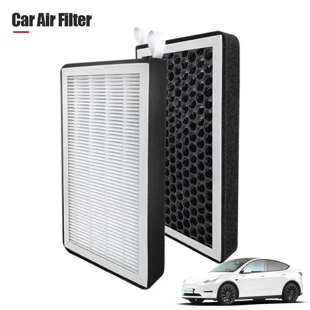For-Tesla-Model-3-Model-Y-HEPA-Activated-Carbon-Air-Filter-Auto-Air ...