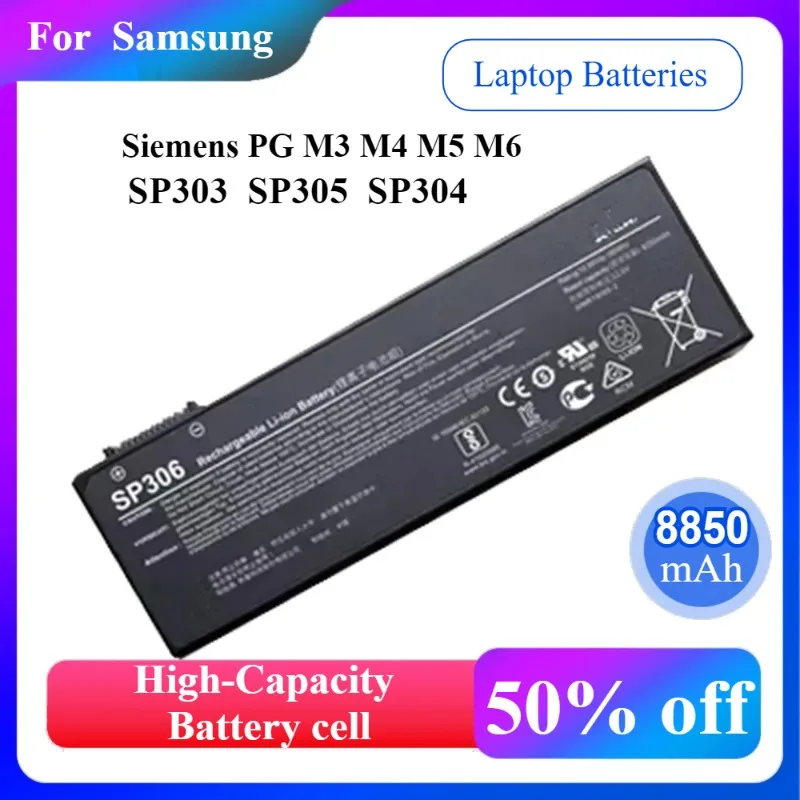 High-Capacity Battery cell Laptop Battery For Samsung SP303 SP305 SP304 ...