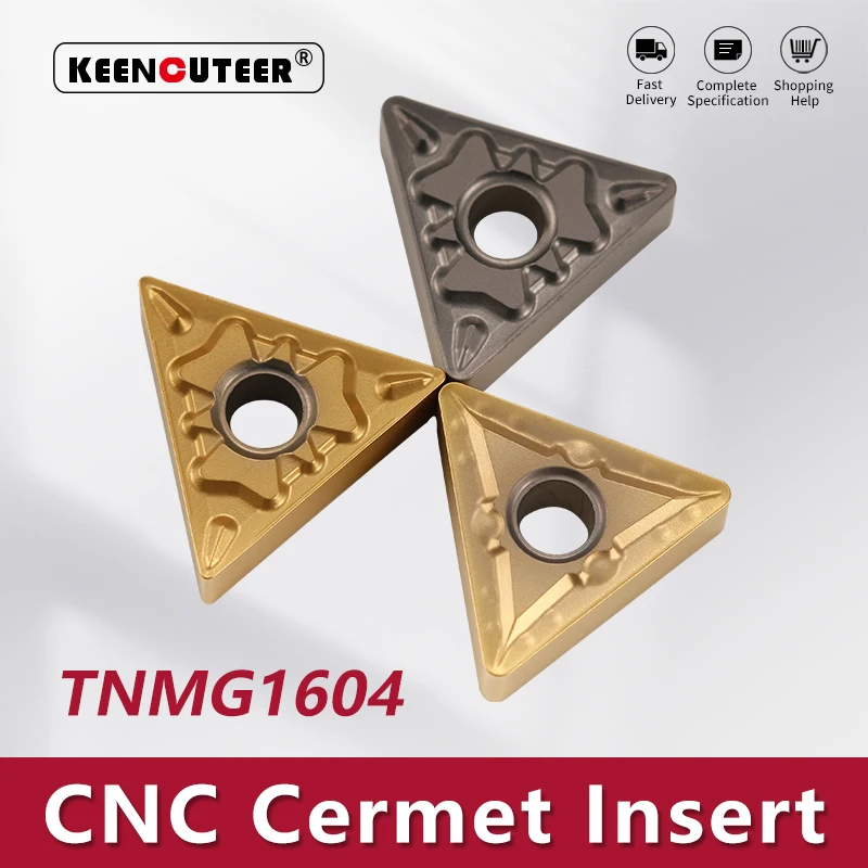 TNMG16 TNMG160404 TNMG160408 KT60 KT6020 Carbide Insert for Cermet WTJNR/L External Turning Tool ...