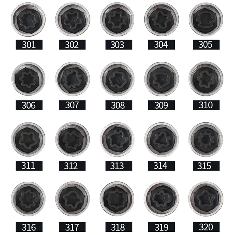 1PCS-theft-Wheel-Bolt-Lock-Nut-Key-Adapter-For-Mercedes-Benz-Tire-Anti ...