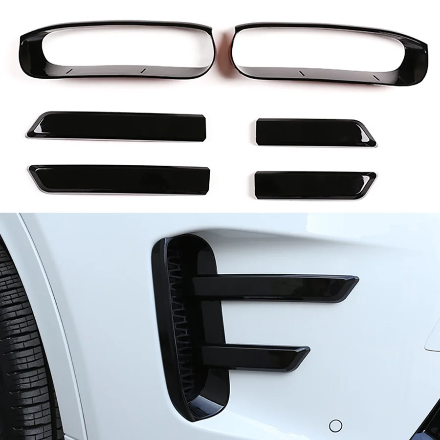 Car Front Grille Fog Lamp Trim Sticker Exhaust Pipe Cover For Land ...