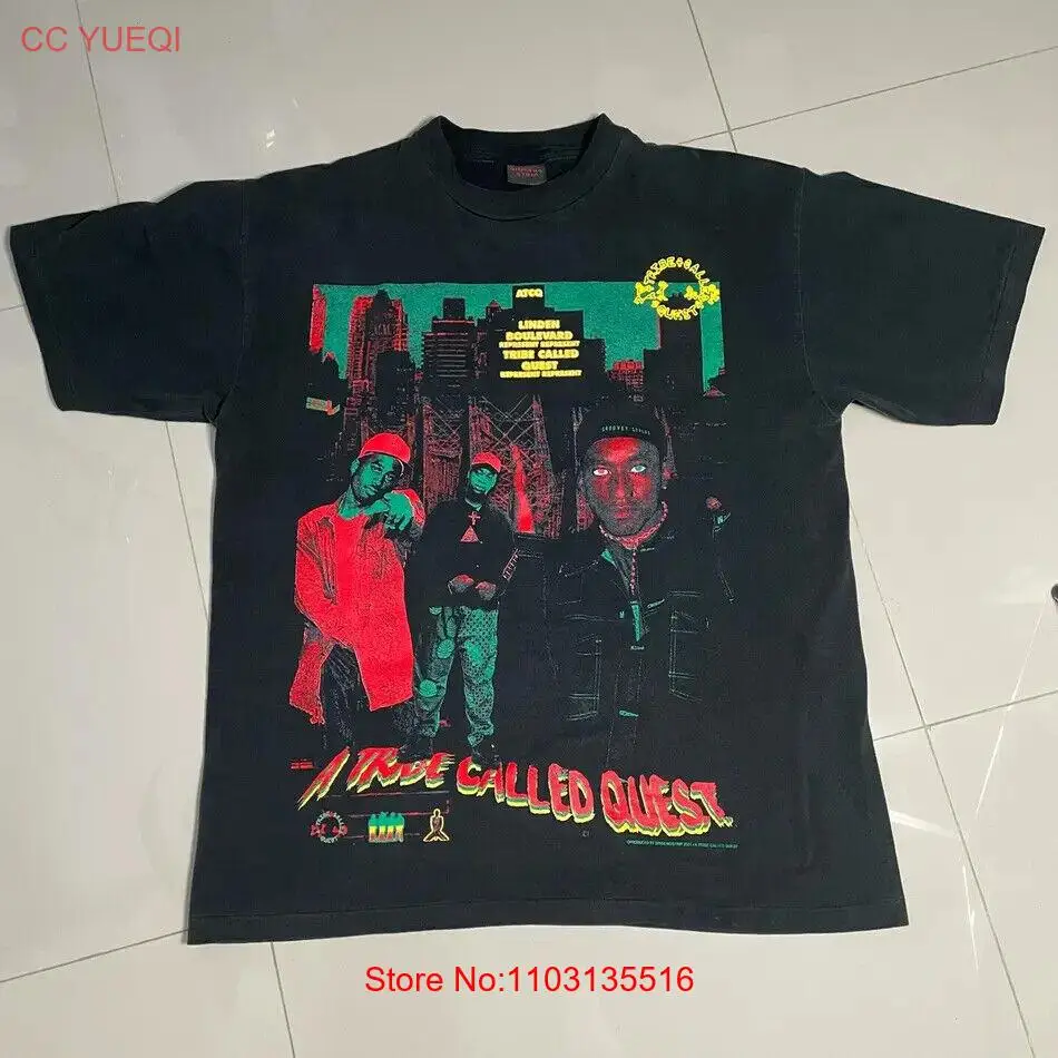 A-Tribe-called-Quest-band-graphic-short-sleeve-Shirt-men-women-all-size ...